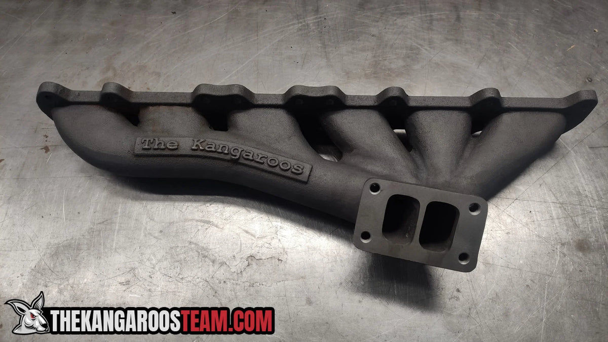 MERCEDES BENZ OM606 T3 TWIN SCROLL CAST IRON KANGAROOS TEAM TURBO MANI ...