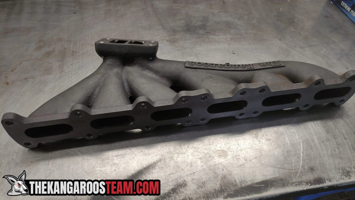 MERCEDES BENZ OM606 T3 TWIN SCROLL CAST IRON KANGAROOS TEAM TURBO MANI ...