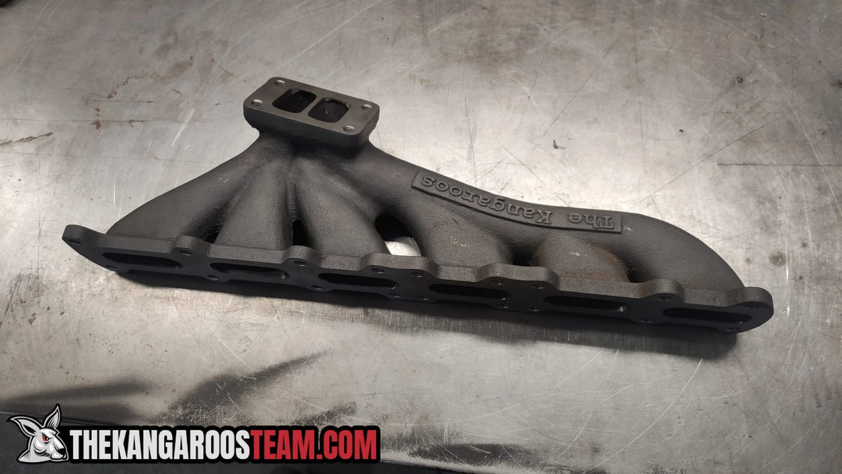 MERCEDES BENZ OM606 T3 TWIN SCROLL CAST IRON KANGAROOS TEAM TURBO MANI ...