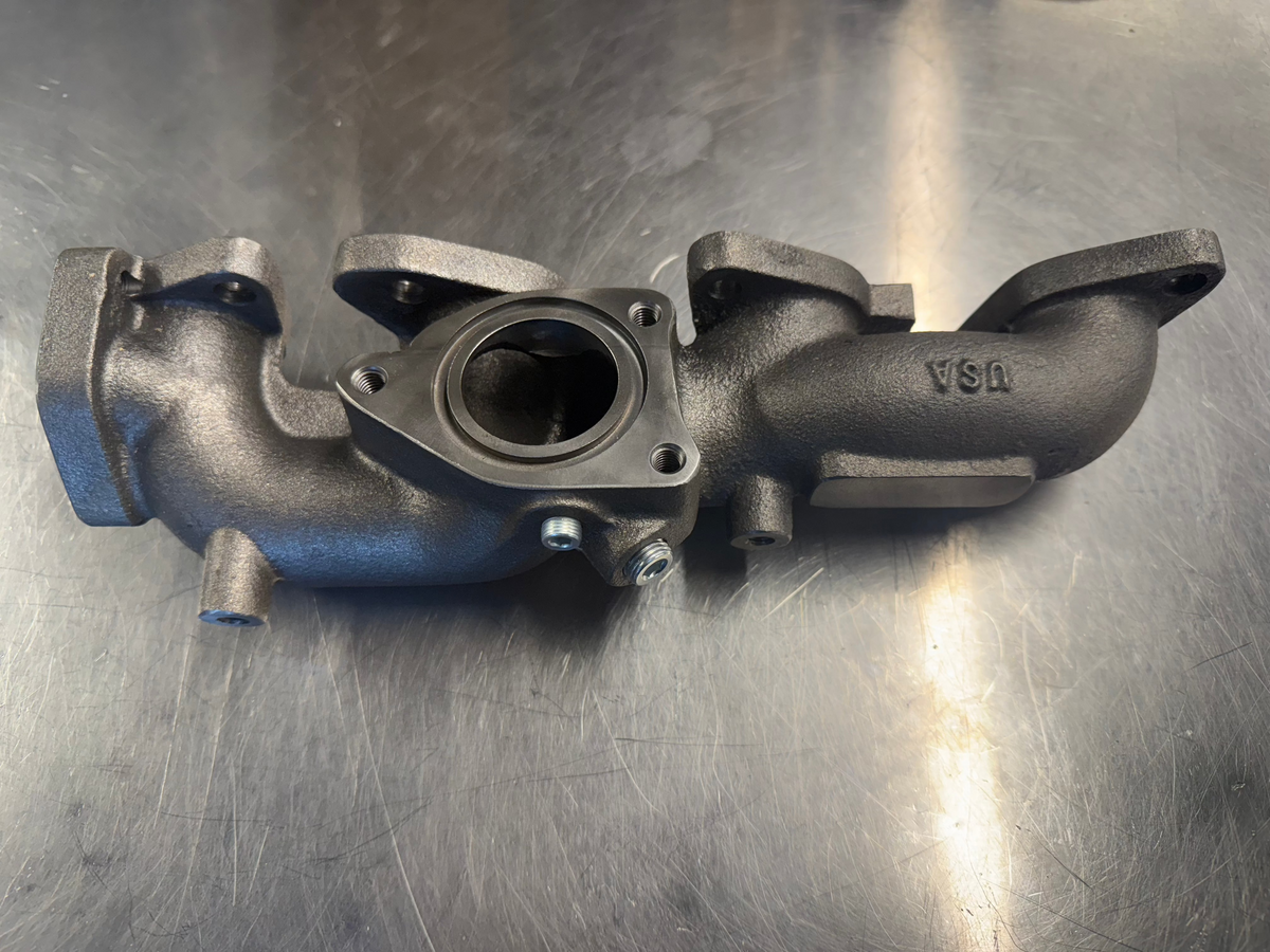 VAG 2.0 Common Rail CBA Round Port cast GTB2260 turbo exhaust manifold ...